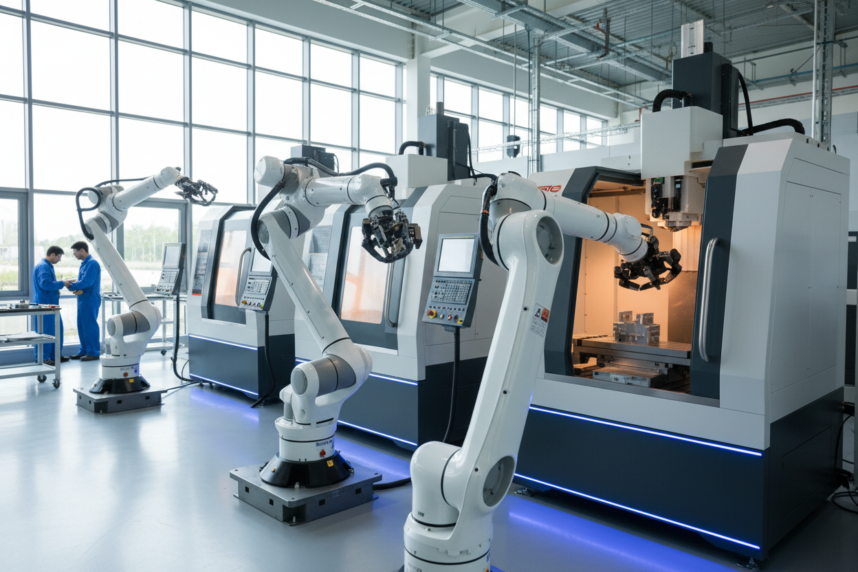 Roboti pro práci s CNC stroji – www.svet-robotu.cz